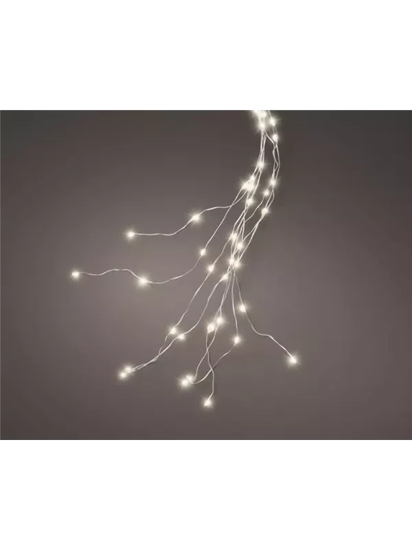 LED micro Light Buendel, Silber warmes ws, 190cm 640 Lichter - Müller Blumen & Garten